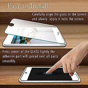 HPTech 2-Pack Tempered Glass For Apple New iPod Touch 7th Gen (2019), 6th Gen, 5th Gen (2015) Screen Protector, Easy to Install, Bubble Free, 9H Hardness