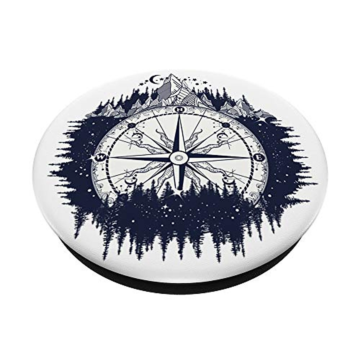 Travel Compass / Celtic Mountain Design PopSockets PopGrip: Swappable Grip for Phones & Tablets