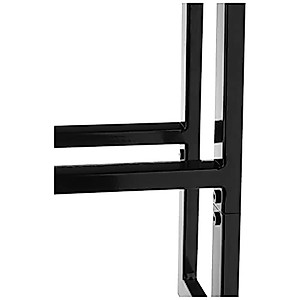 Yamazaki Home Expanding Shoe Rack, Metal, Adjustable Steel One Size Black