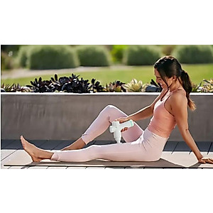 Hyperice Hypervolt Go 2 - Featuring Quiet Glide Technology - Handheld Percussion Massage Gun - 3 Speeds, 2 Interchangeable Heads - Helps Relieve Sore Muscles and Stiffness - FSA and HSA Eligible