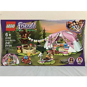 Lego Friends Friendship Bus 41395 Bundle with Lego Friends Nature Glamping 41392 Building Kit