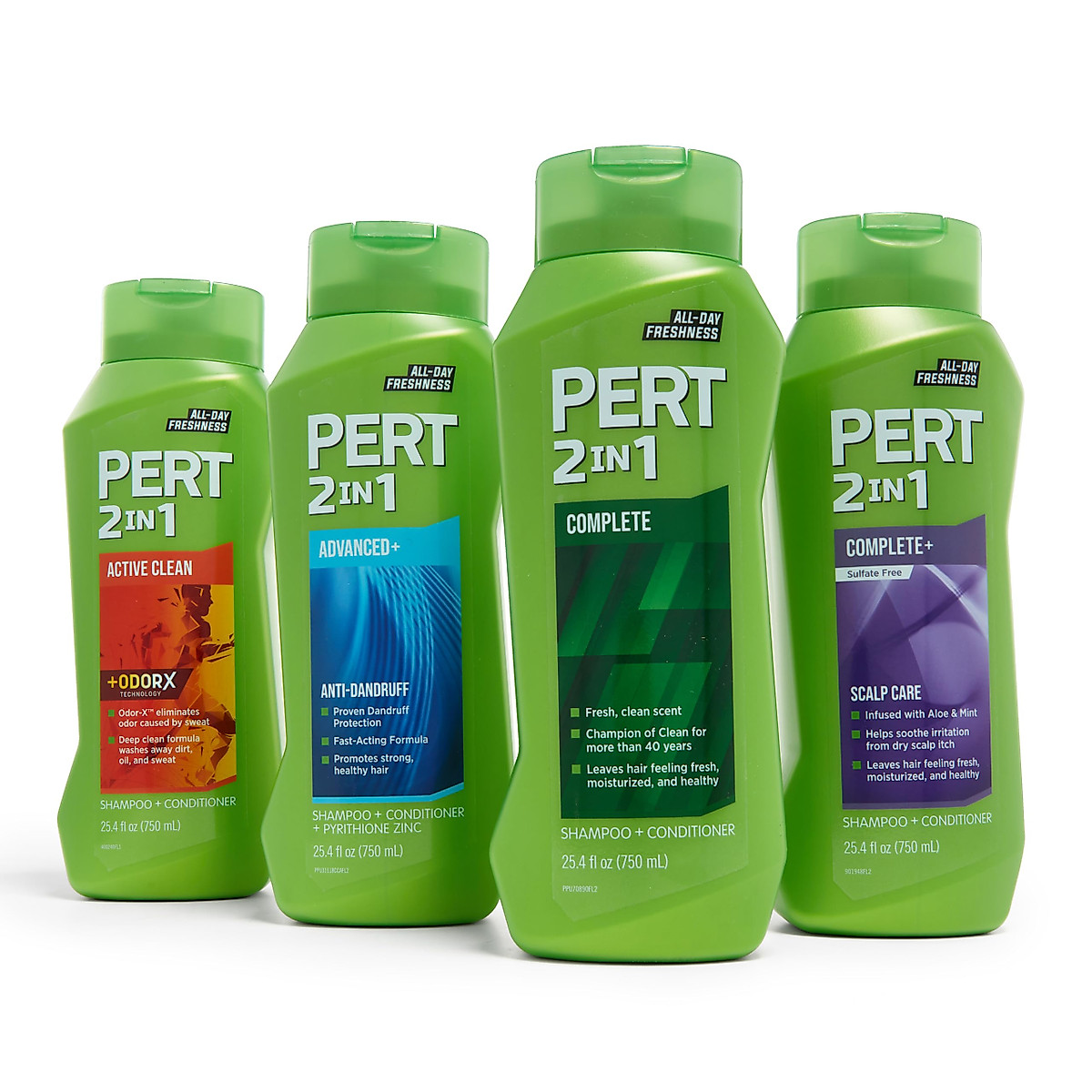 PERT 2 in 1 Complete Clean Shampoo and Conditioner - Mens Shampoo for Daily Use - Hair Conditioner for Men - Removes Dirt, Oil, and Build Up - 25.4 oz