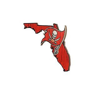 FOCO Tampa Bay Buccaneers NFL Wood State Sign