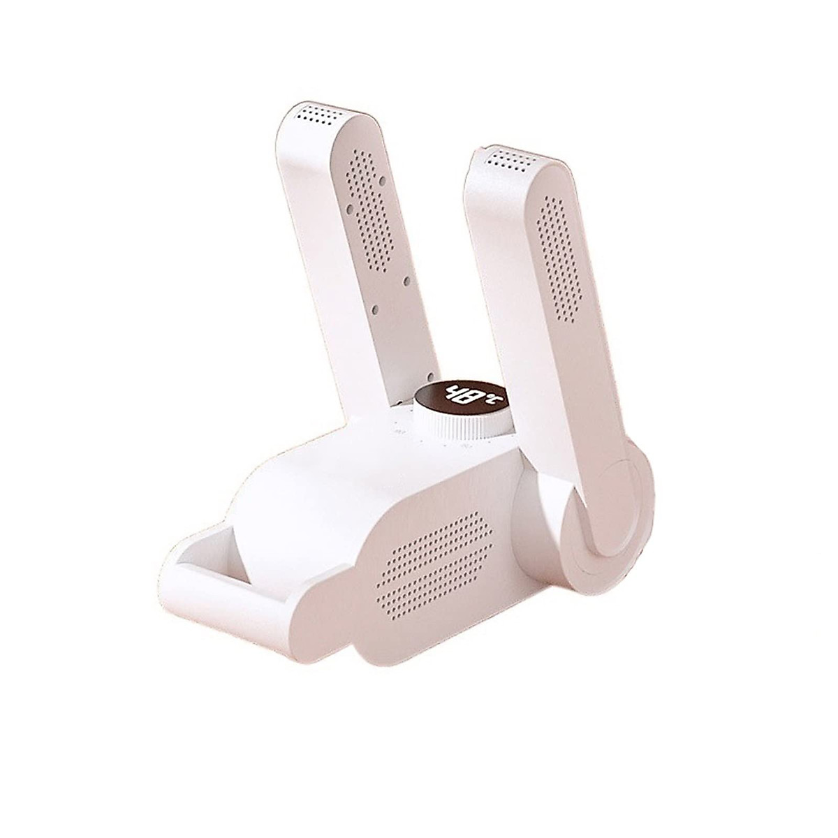 NUOPAIPLUS Shoe Dryer, 220V Adjustable Shoes Dryer Machine Smart Timer Fast Dryer Heater Deodorizer Dehumidifier Device Sock Gloves Boots Drier Heater (Color : Ordinary Folding)