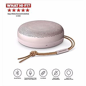 Bang & Olufsen Beosound A1 (2nd Generation) Wireless Portable Waterproof Bluetooth Speaker with Microphone, Pink