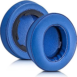 Ear Pads Compatible with WaveSound 3 Headphones, Protein Leather/Memory Foam Ear Cushions (Blue)