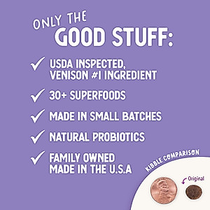 Health Extension Grain Free Venison & Sweet Potato Dry Dog Food (4 lb / 1.81 kg) - Lean Protein Formula for Dogs with Poultry Allergies & Sensitive Stomachs