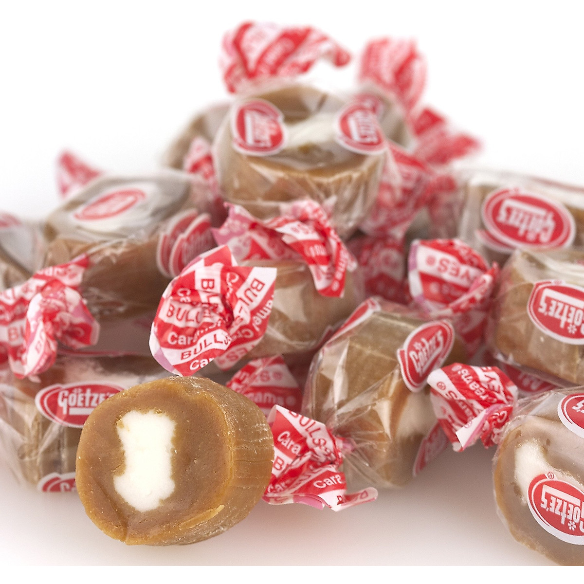 Goetze Old-Fashioned Caramel Creams Candy, 12 Oz. Bag (Pack of 4)