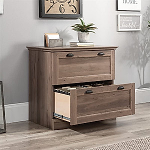Sauder Barrister Lane 2-Drawer Lateral File Cabinet in Salt Oak, Salt Oak Finish