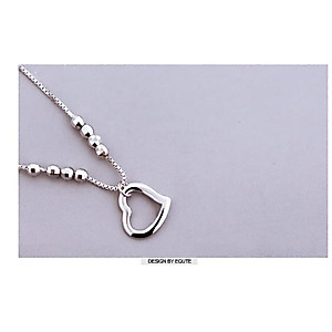 TIGER RIDER 925 Sterling Silver Bracelet, Heart Silver Charm Bracelets, Lovely Generous Jewelry Gifts for Women, Mother’s Day