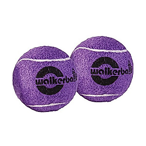 MABIS Pre-Cut Walker Glide Balls, Purple, One Pair