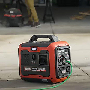 SIMPSON Cleaning SIG2218 Portable Gas Generator and Inverter Power Station for Camping, RV, Home Use, Construction, and More, 1800 Running Watts 2200 Starting Watts