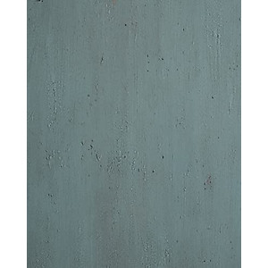 Signature Design by Ashley Mirimyn Vintage 42" Home Office Desk with Basket, Distressed Blue,Teal