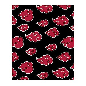 Great Eastern Entertainment Naruto Shippuden Akatsuki Throw Blanket, Multicolor