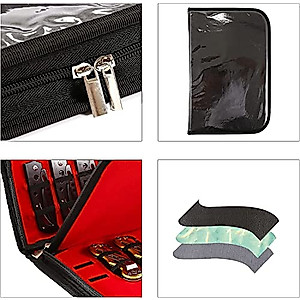 Pocket Knife Storage Case, Folding Knife Pouch Carrier Holder,40 Slots Small Knife Carrying Cases,Versatile Knife Collection For Survival, Tactical, Outdoor, EDC Mini Knife