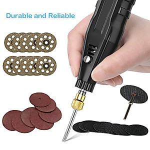 50PCS Stone Carving Set Polishing Diamond Burrs for Dremel, Rotary Tools Accessories Grinding Cutting Burrs with 1/8 inch Shank for Carving, Cutting, Grinding, Polishing Stone, Glass, Jewelry