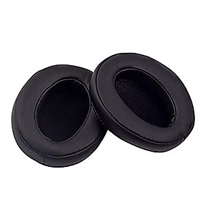 Ear Pads, 1Pair Faux Leather Earpads Soft Ear Cover for Denon AH-MM400 Earphones - (Color: Black)