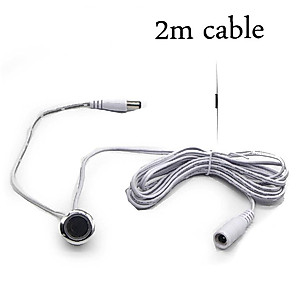 Ruluti Led Dimmer 5v 12v 24v Recessed Touch Sensor Switch Button Control Stepless Dimmable Switch for Led Strip DIY Bed Closet Cabinet