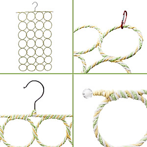 2 Pack Hanging Rat Rope Net, Bird Swing Toy, Parrot Climbing Ladder Bridge for Small Animal Cage Accessories