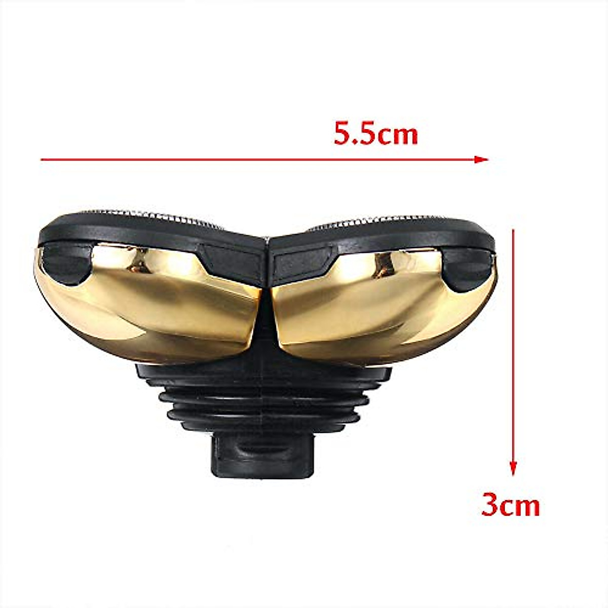 Replacement Shaver Head Blade,5 Heads Beard Replacement Blade,Universal Easy Install Electric Razor Shaver Head for Head and Face