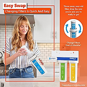Express Water – 5 Year Reverse Osmosis System Replacement Filter Set – 30 Filters, Carbon GAC, ACB, Sediment SED Filters – 10 inch Size Water Filters