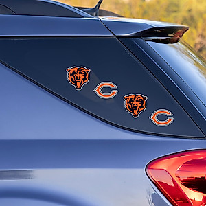 Rico Industries NFL Miami Dolphins Die Cut 4-Piece The Quad Sticker Sheet