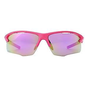 Ironman 1802 Blade Sport Sunglasses for Men, Neon Pink, 75mm