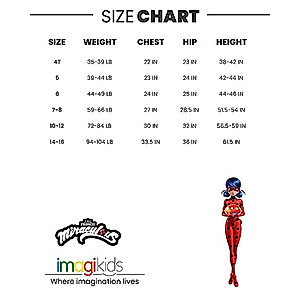 Miraculous Ladybug Little Girls Zip Up Hoodie Red 7-8