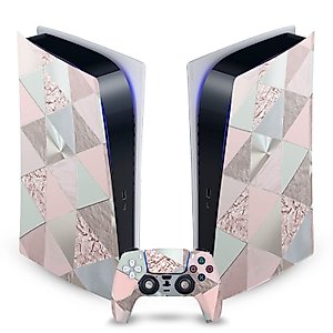 Head Case Designs Officially Licensed LebensArt Soft Pastels Art Mix Vinyl Faceplate Sticker Gaming Skin Decal Compatible With Sony PlayStation 5 PS5 Digital Edition Console and DualSense Controller