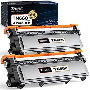 Timink TN660 Compatible Toner Cartridge Replacement for Brother TN660 TN-660 TN 660 TN630, Compatible with HL-L2300D HL-L2380DW HL-L2320D DCP-L2540DW MFC-L2700DW MFC-L2685DW Printer (2 Black Toner)