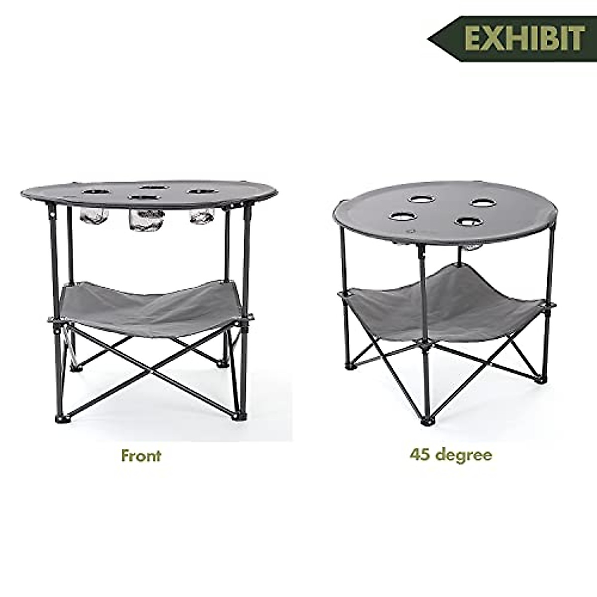 ARROWHEAD OUTDOOR Heavy-Duty Portable Folding Table