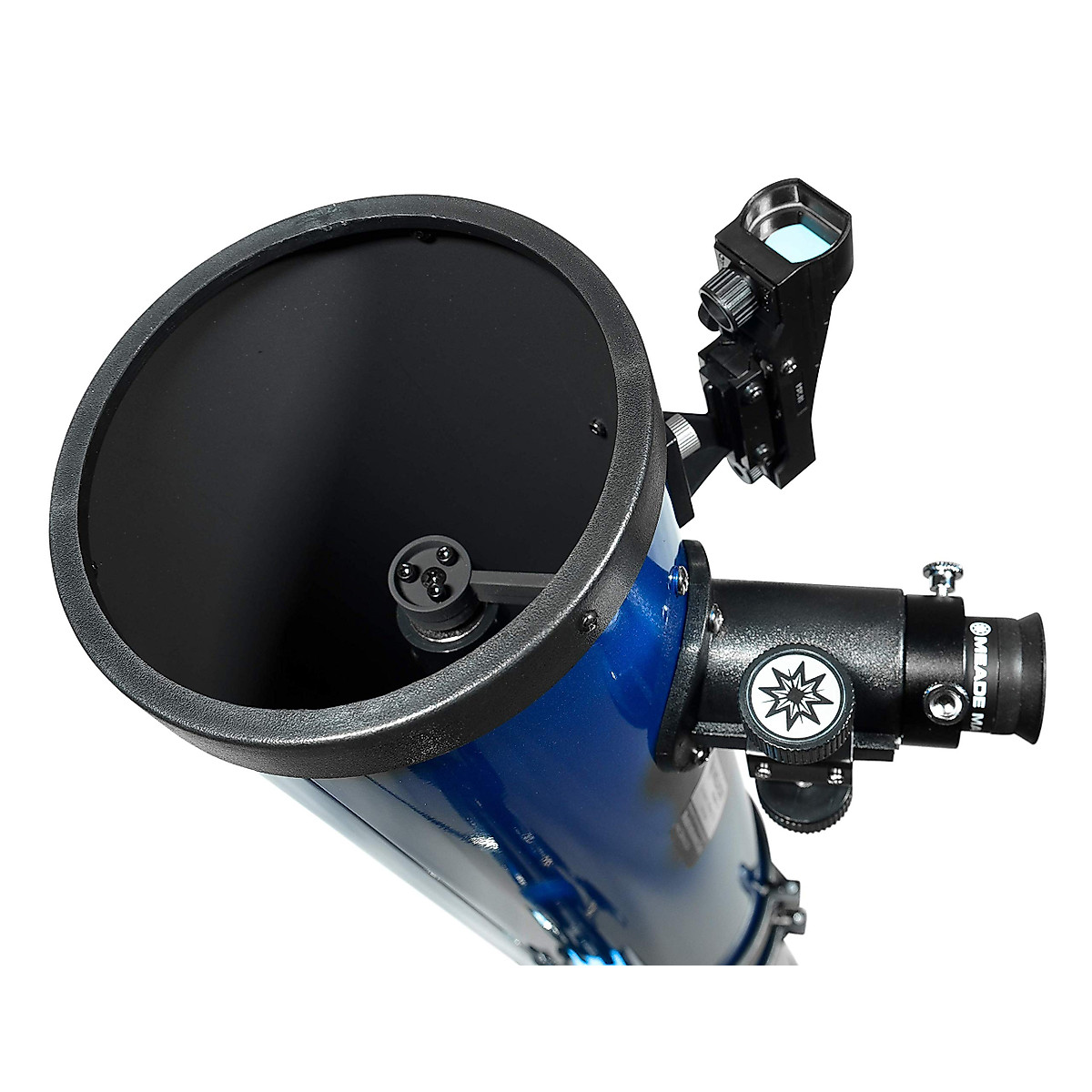 Meade Instruments 216004 Polaris 114Eq Reflector Telescope, Metallic Blue