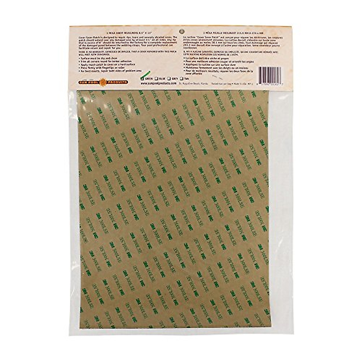 Solutions Group Sun MP-1BLU Safety Cover Mega Patch Kit, Blue