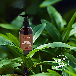 Pureland Beauty Rejuvenate Cleansing Dew - All Natural Hair Shampoo for Normal to Fine and Thin Hair - Deeply Cleansed Skin Pores - Scalp Care and Provide Your Hair Healthy Growth - 8.5 Ounce