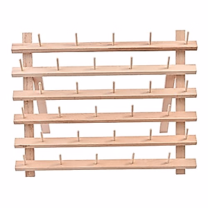 NUOBESTY 30 Sewing Storage DIY Thread Rack Thread Rack Wall Mount Cone Holder Stand Thread Holder Thread Organizer Rack Thread Stand Holder Embroidery Thread Sewing Thread Rack