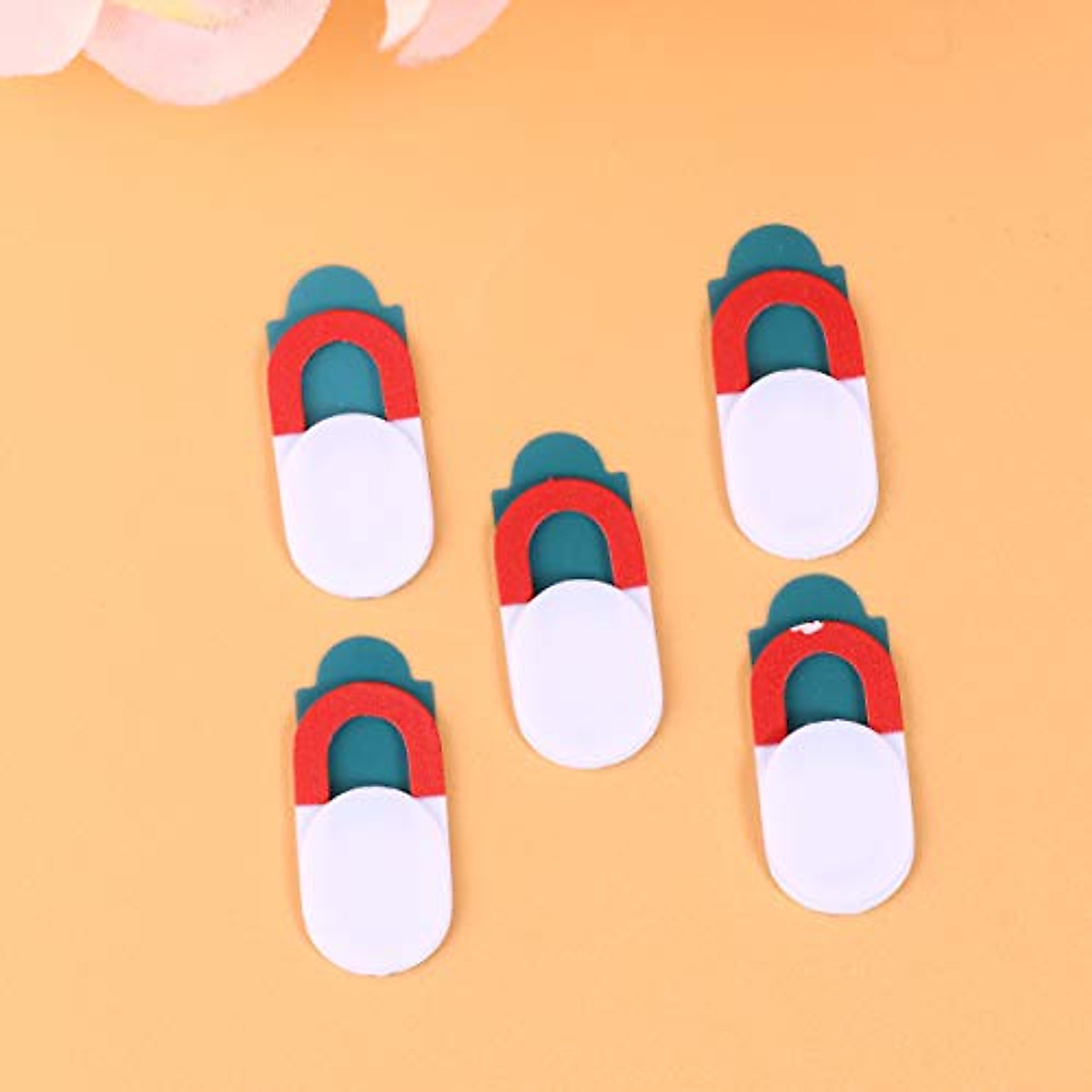 OSALADI Computer Camera Cell Phone Lens Cover 6pcs Webcam Cover Slide Privacy Cover Shutter Sticker Camera Cover Slide for Laptop Tablet Phone White Phone Privacy Slide Computadoras Laptop