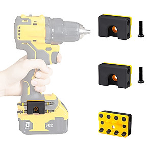 Bit Holder for Dewalt 20V Drill Bit Organizer for DeWalt Drills Carry Up to 4 Driver Bits on The Side of Your Power Tool or Driver (2 Pack)