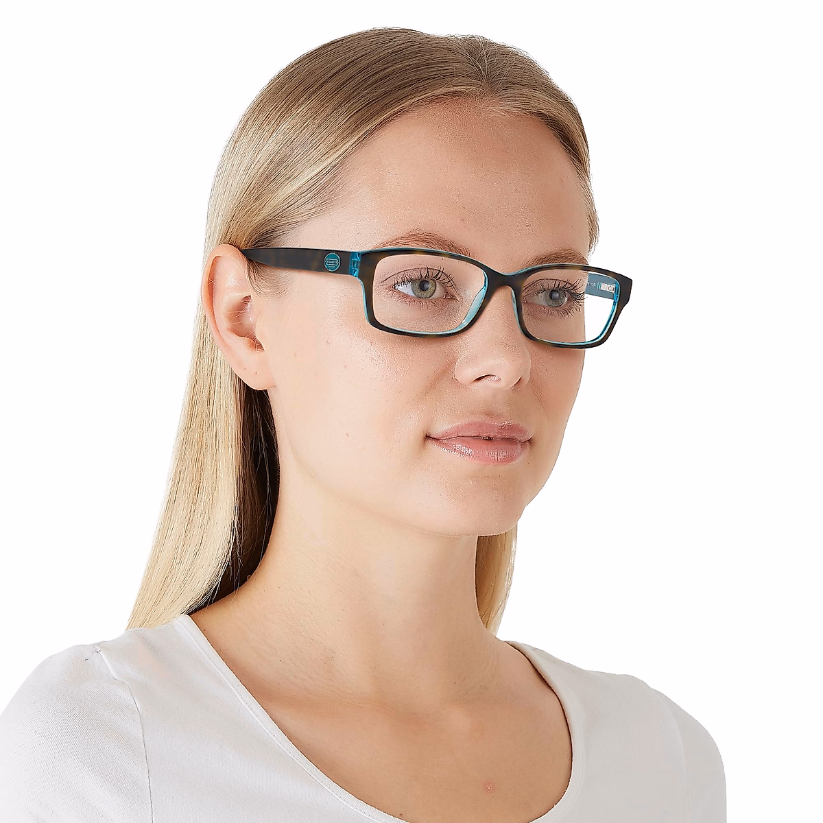 Coach HC6040 Brooklyn Prescription Eyewear Frames, Dark Tortoise/Demo Lens, 50 mm