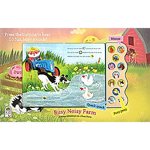 Busy Noisy Farm: Interactive Children's Sound Book with 10 Farmyard Noises to Enhance the Story (Interactive Early Bird Children's Song Book with 10 Sing-Along Tunes)