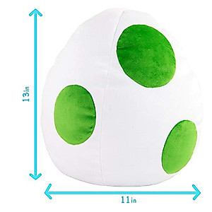 Club Mocchi- Mocchi- Nintendo Super Mario Plush - Yoshi Egg Plushie - Collectible Squishy Plushies - 15 Inch