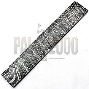 PAL 2000 HUNTING KNIVES Fire Strom Pattern Handmade Damascus Steel Bar Custom Damascus Steel Billet Blank Blade 15 x2 x5mm Sstn 9927