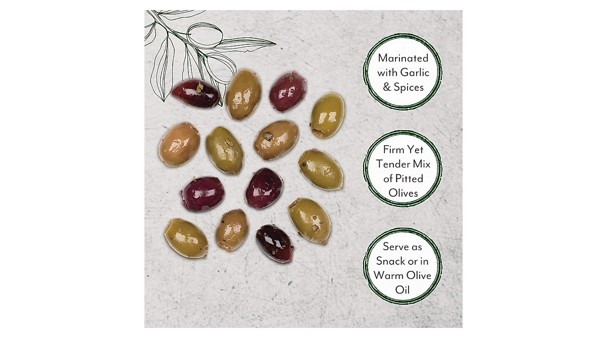 Roland Foods Olive Mix - Greek Specialty, 4 Lb 6 Oz