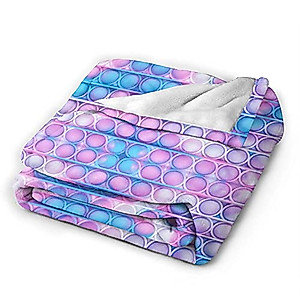 Ultra-Soft Blanket 3D Printing Flannel Throw Blanket for Couch Sofa Bed Throw Size Super Cozy and Comfy for All Seasons 7-50"x40"