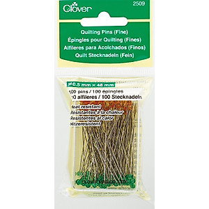 Clover Quilting Pins, Fine (3 Pack)