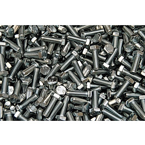 (200) Metric Hex Head M8-1.25 x 25 Cap Screw Bolt 8mm Zinc Plated Class 8.8