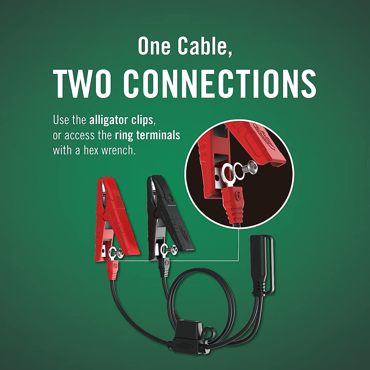 Battery Tender 4 AMP Battery Charger and Maintainer - Automotive Switchable 12V or 6V Smart Fully Automatic for Cars SUVs and Trucks - Lead Acid & Lithium Battery Charger - 022-0209-BT-WH