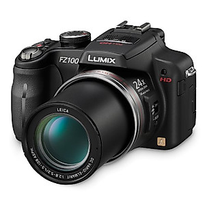 Panasonic Lumix DMC-FZ100 14.1 MP Digital Camera with 24x Optical Image Stabilized Zoom and 3.0-Inch LCD - Black
