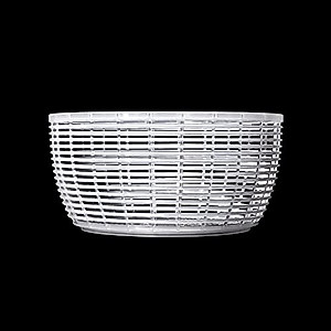 OXO Steel Salad Spinner, 6-2/74-Quart, Stainless Steel