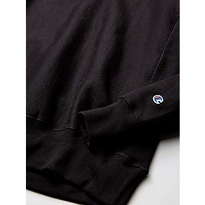 Champion Men's Reverse Weave Sweatshirt, Black, XL