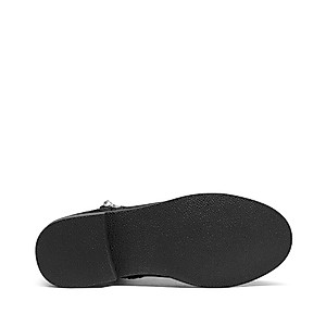 DREAM PAIRS Girls Side Zipper Low Heels Ankle Boots Size 5 Big Kid Black SDBO2221K